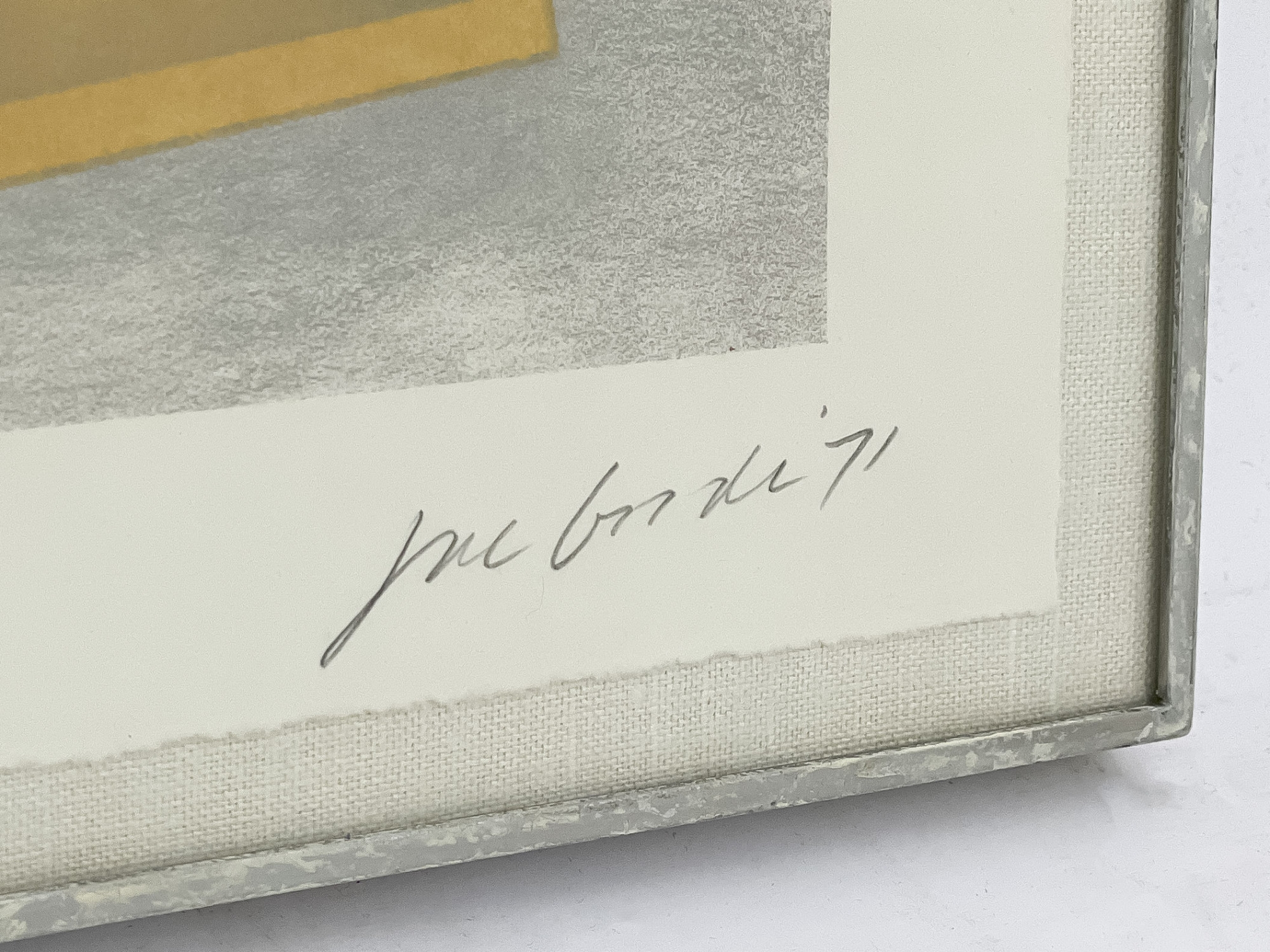 Joe Goode | Untitled (Yellow Square) (1971 (1971) | MutualArt