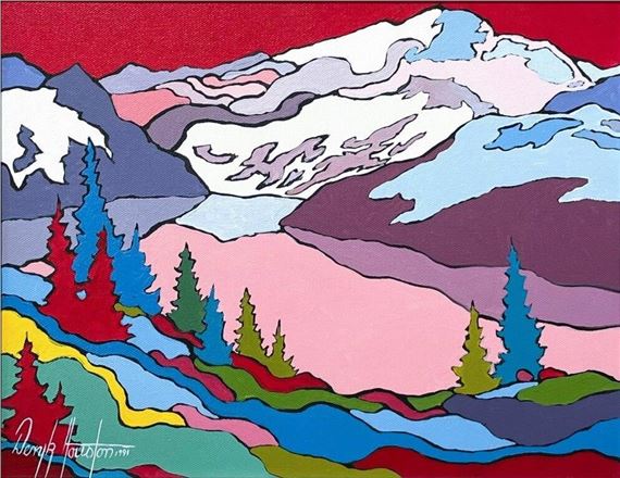 Deryk Houston | Glacier Gariboldi Lake | MutualArt