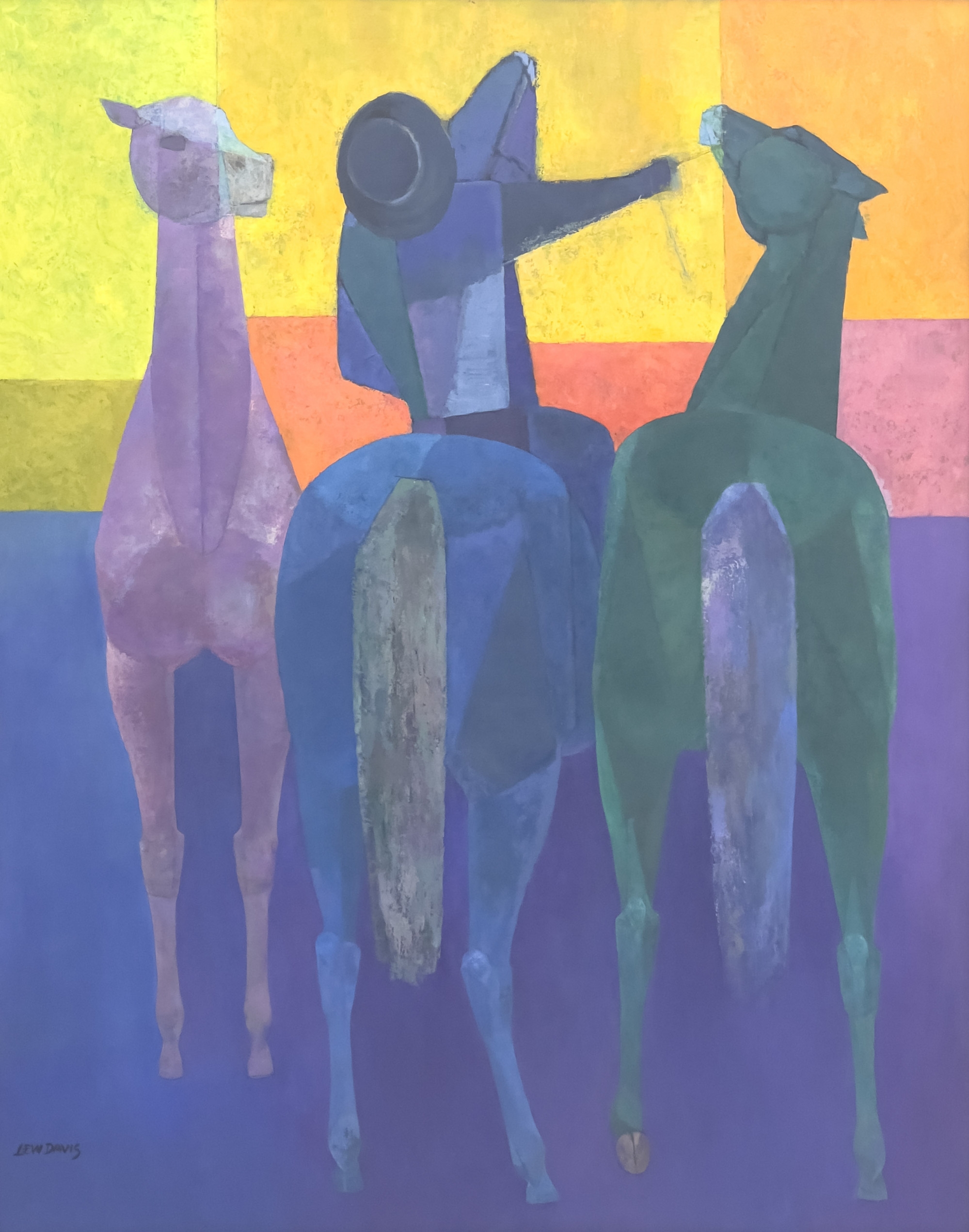 Lew Davis | The Observer (1974 (1974) | MutualArt