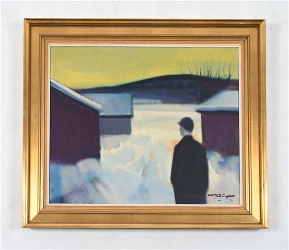 Knud Horup | KNUD HORUP, DANISH (1926-1973) OIL ON CANVAS | MutualArt