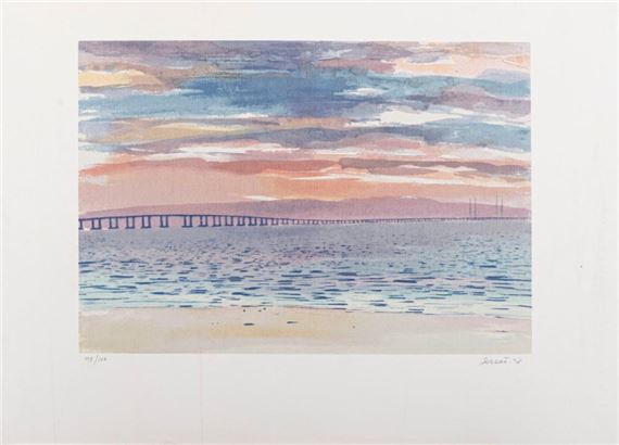 José Francisco Serrão | Nova ponte no Tejo | MutualArt