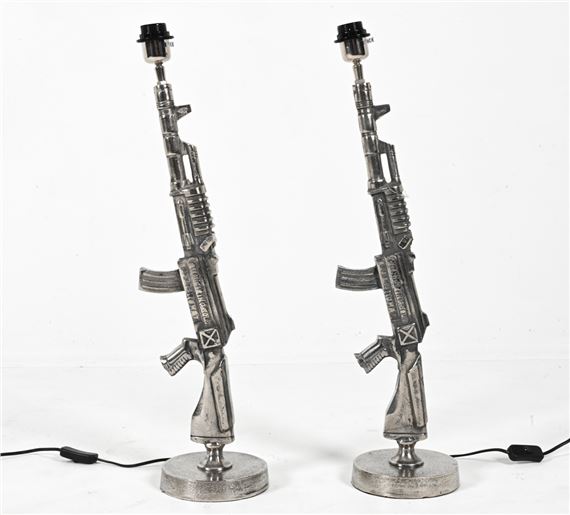 Philippe Starck | PAIR OF MACHINE GUN TABLE LAMPS | MutualArt