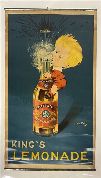 John Onwy | Affiche publicitaire pour King’s Lemonade | MutualArt