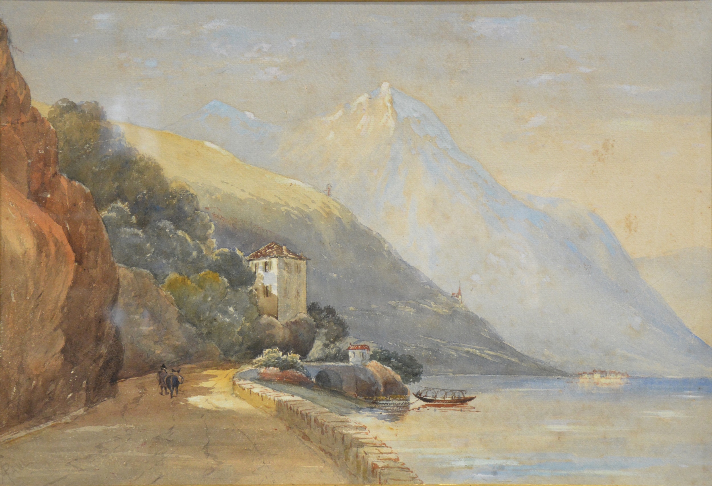 Arthur Paul | Italian Lakeside, 1887 | MutualArt
