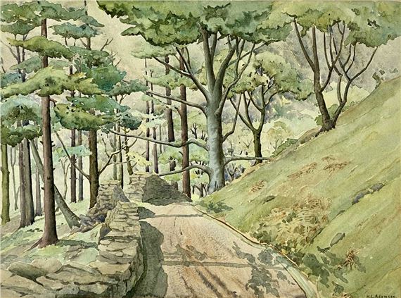 H. Leslie Adamson | Broken wall near Dwygyfylchi | MutualArt