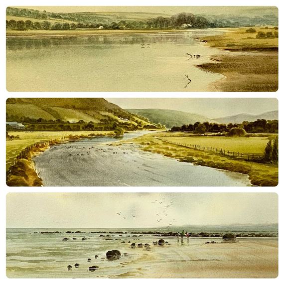 Michael W. King | three watercolours | MutualArt