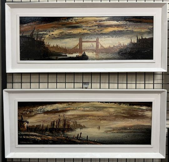 Edward Elliot | Edward Elliott Tower Bridge London Oil on board Signed ...