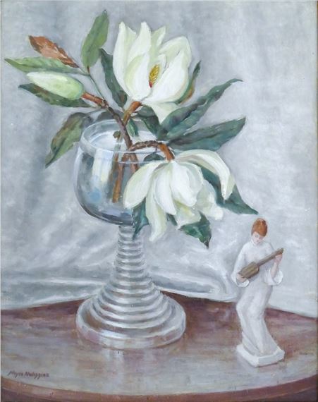 Myra Albert Wiggins | Myra Wiggins ''Magnolia'' (Rhythm) Oil on ...