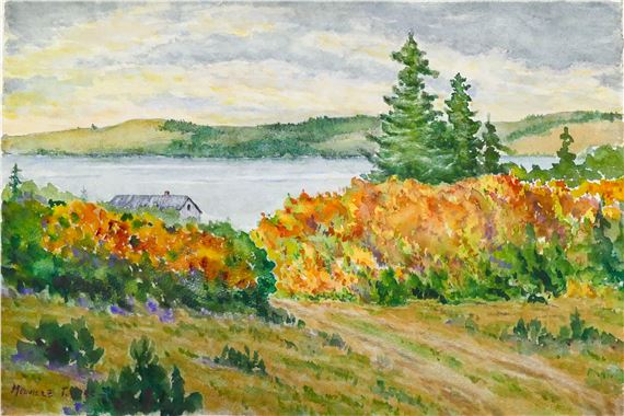 Melville T. Wire | Melville Wire ''Autumn Vine Maple, Devil's Lake ...