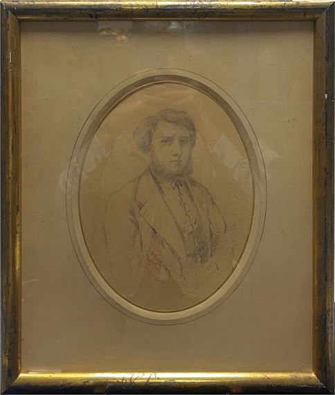 Auguste Allonge | Portrait d'homme (1867) | MutualArt