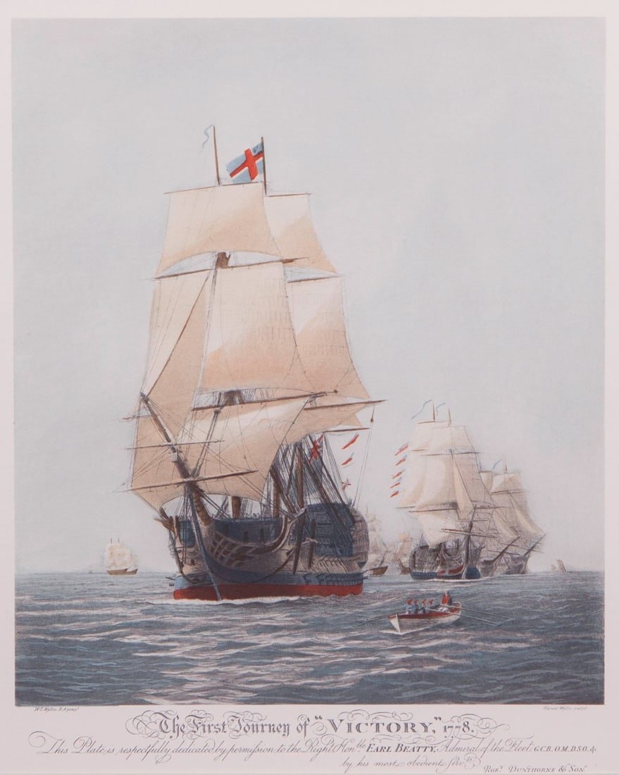 Harold Wyllie | The First and Last Journey Of HMS Victory | MutualArt