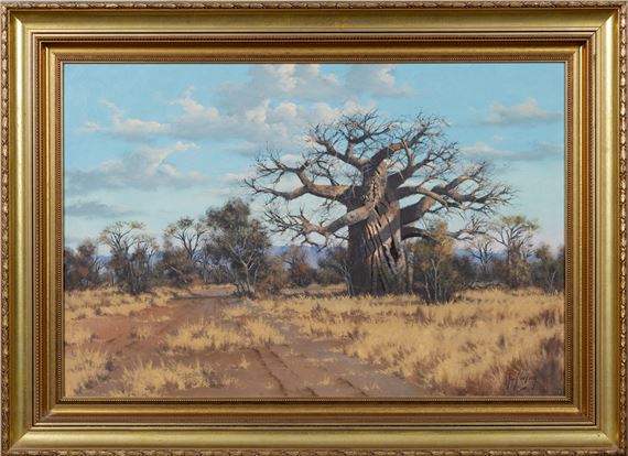 Nico Coetzee | baobab trees in landscape | MutualArt