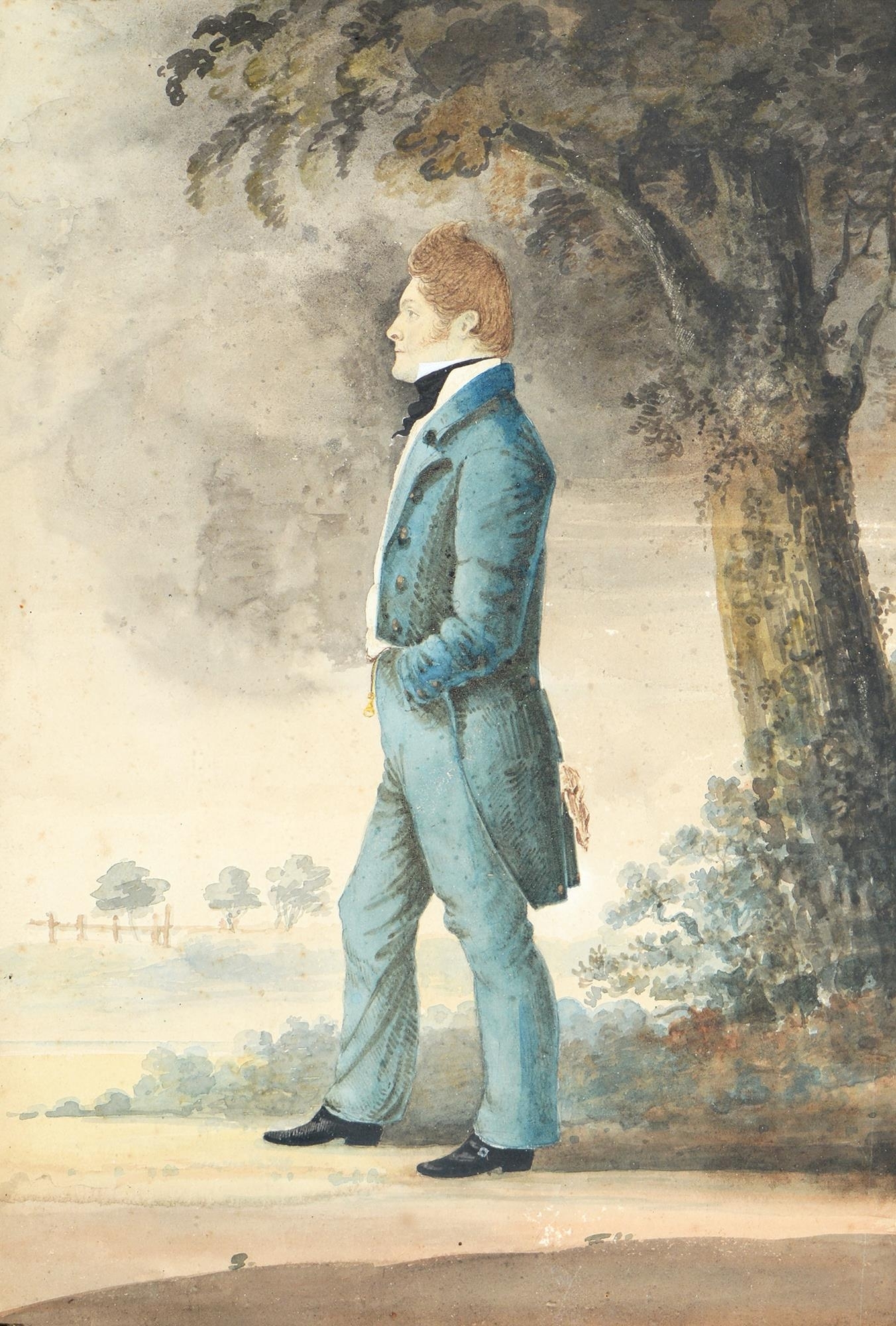 William Robert Gordon | A likeness of William Weir (1815) | MutualArt