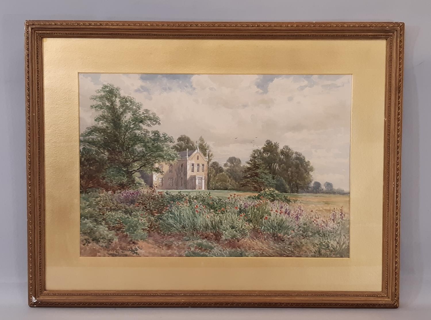Arthur Wilde Parsons | View of a country manor and it's grounds (1892 ...