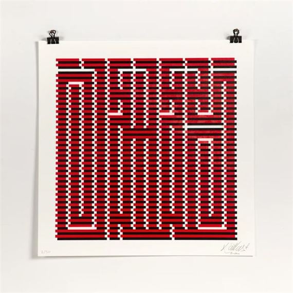 L'Atlas | Dichotomy Hand-printed silkscreen | MutualArt