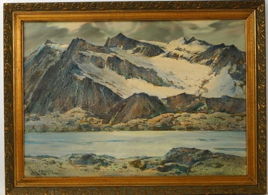 Paul Lauritz | Paul Lauritz Landscape Oil on Canvas Board | MutualArt