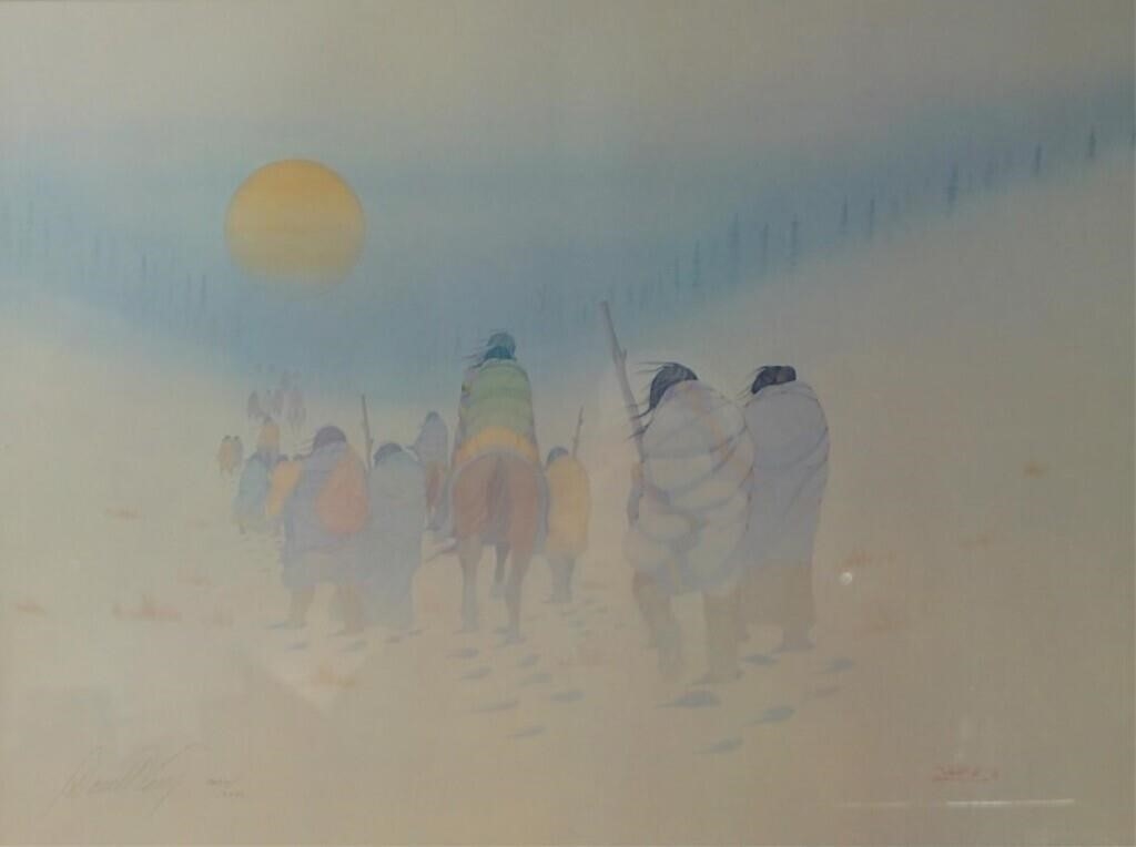 Donald Vann | “A trail of tears” by Donald Vann extremely rare signed ...