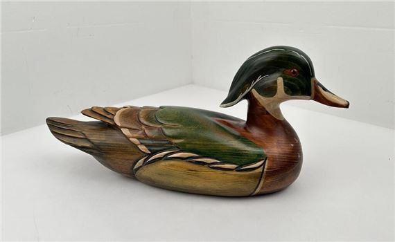 Tom Taber | Tom Taber Ducks Unlimited Montana Duck Decoy | MutualArt