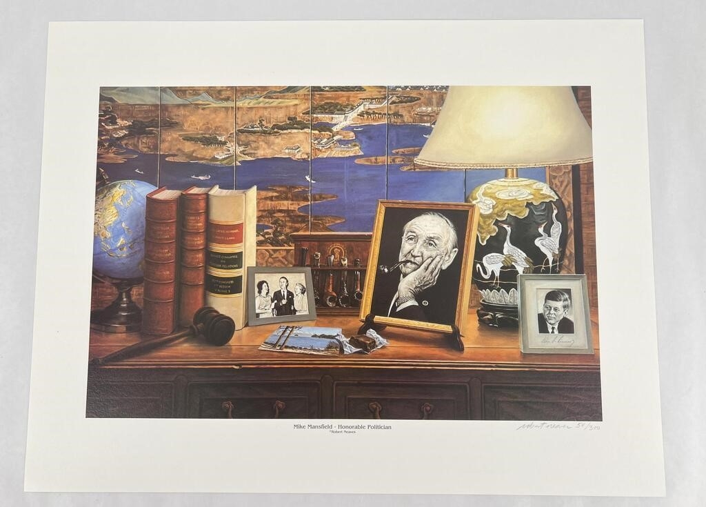 Robert Neaves | Mike Mansfield Honorable Politician Print | MutualArt