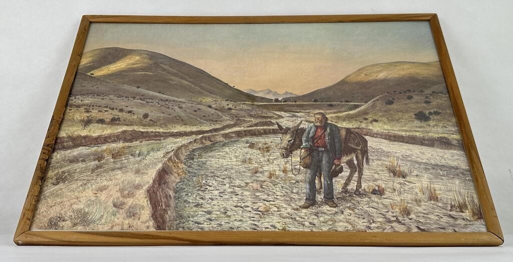 Peter Hurd | A Shower in the Prairie | MutualArt