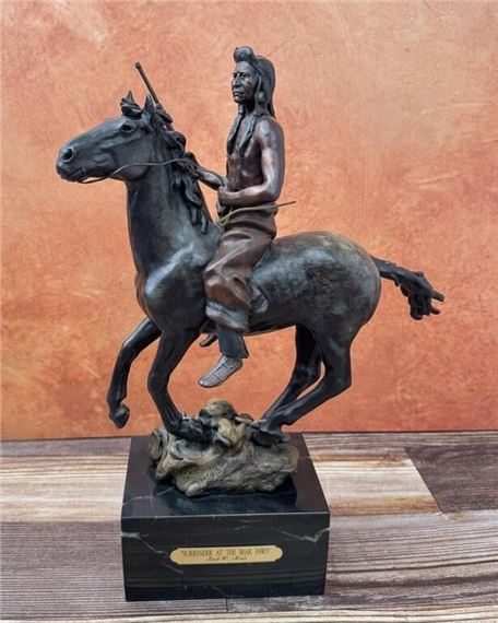 Jack W. Muir | Jack Muir Surrender at the Bear Paws Bronze (1978 ...