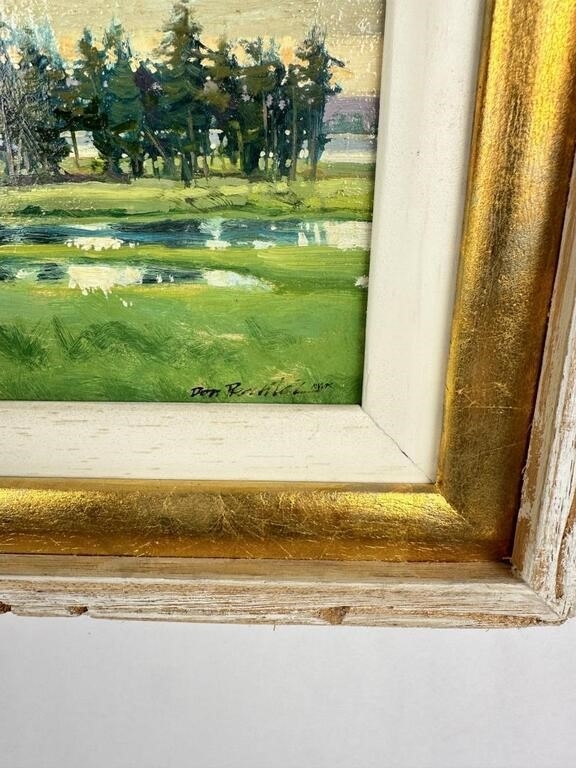 Don Prechtel | Don Prechtel Swan Montana Oil on Board Painting (2005 ...