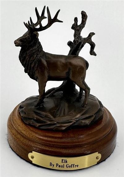 Paul Geffre | Paul Geffre Elk Bronze | MutualArt