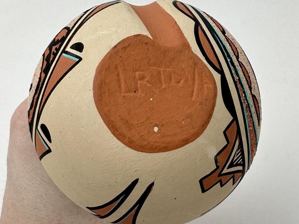 Lawrence And Ruby Toya | Lawrence and Ruby Toya Jemez Pueblo Indian Pot ...