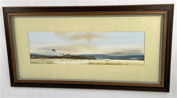 Jean Halverson | Jean Halverson Montana Watercolor Painting | MutualArt