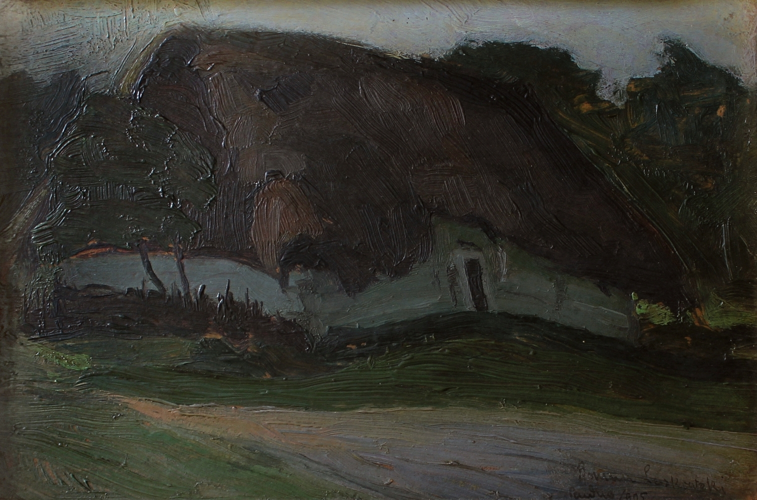 Roman Laskowski | Chata w Rudnie (1905) | MutualArt