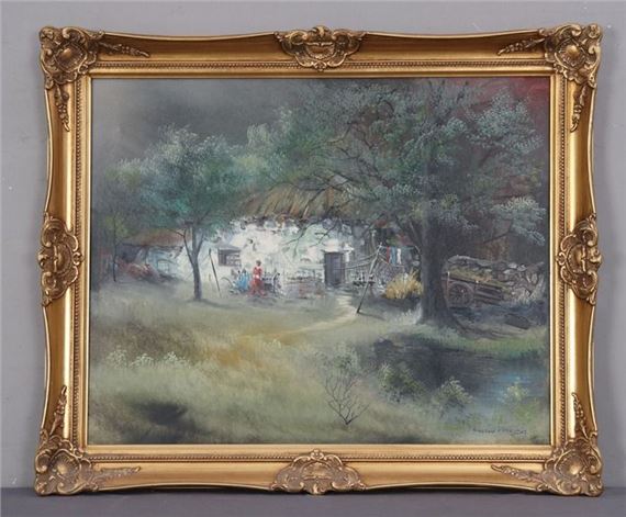 Gaston Petridis | Countryside Cottage | MutualArt