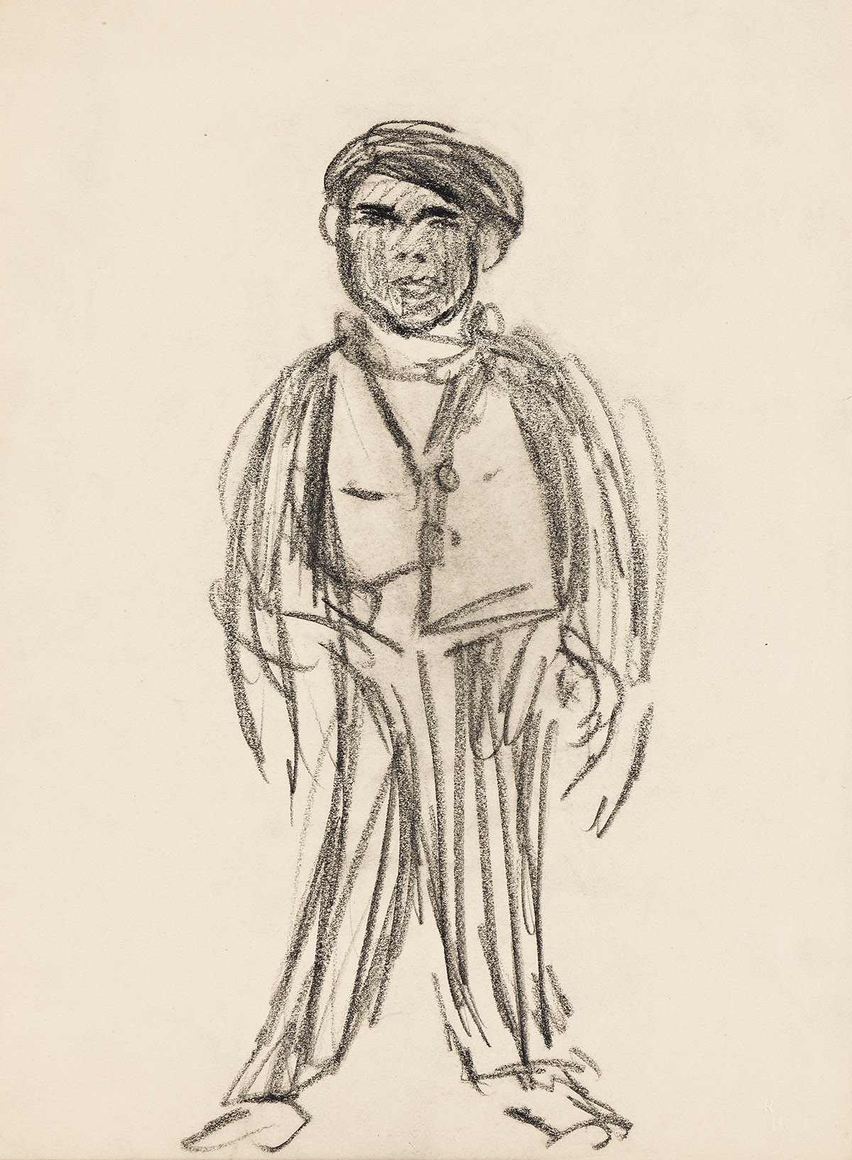 Standing Male Figure Drawing