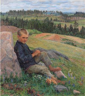 Nikolai Petrovich Bogdanov-Bel'sky | 303 Artworks at Auction | MutualArt