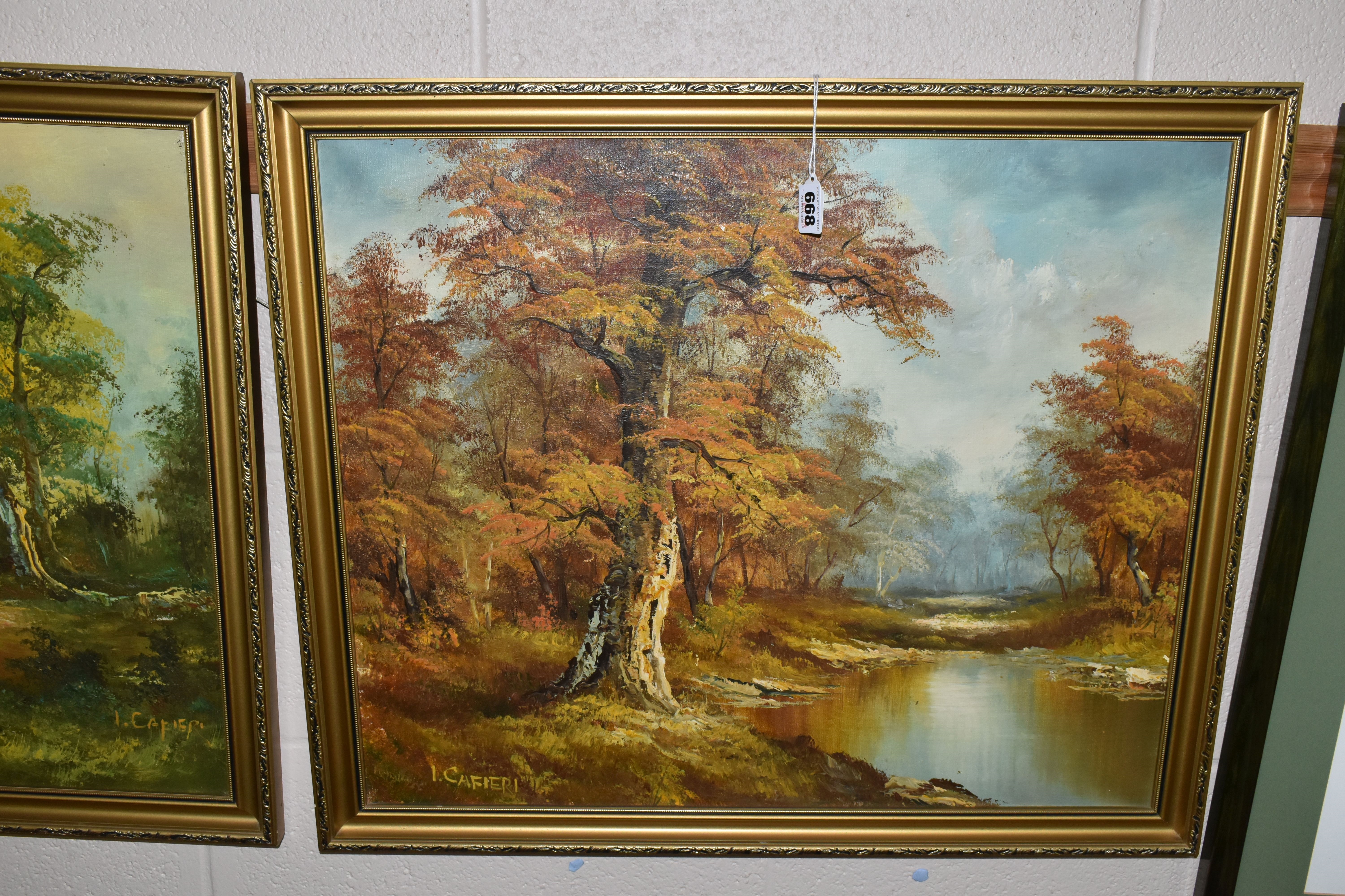 Irene Cafieri | Two landscape scenes | MutualArt