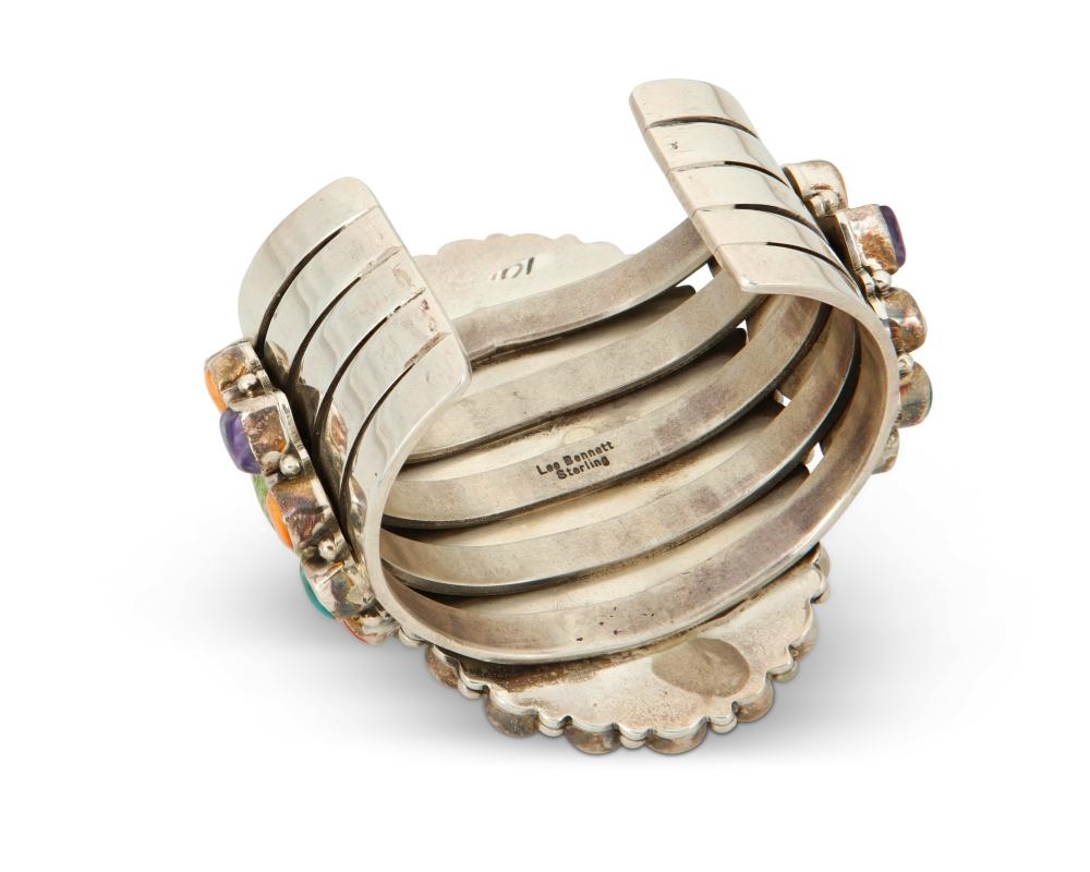 Lee Bennett | A Lee Bennett Navajo set multistone cuff bracelet (20th ...
