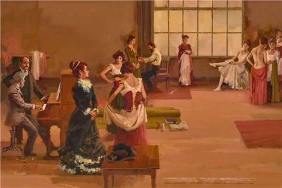 Bob Booth | Sarah Bernhardt – Backstage at her Majesty's Theatre ...