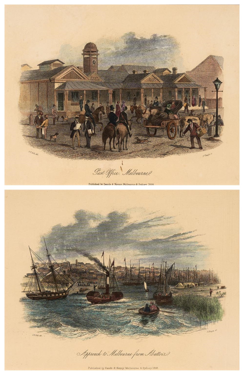 Samuel Thomas Gill | Post office Melbourne & Approaching Melbourne from ...