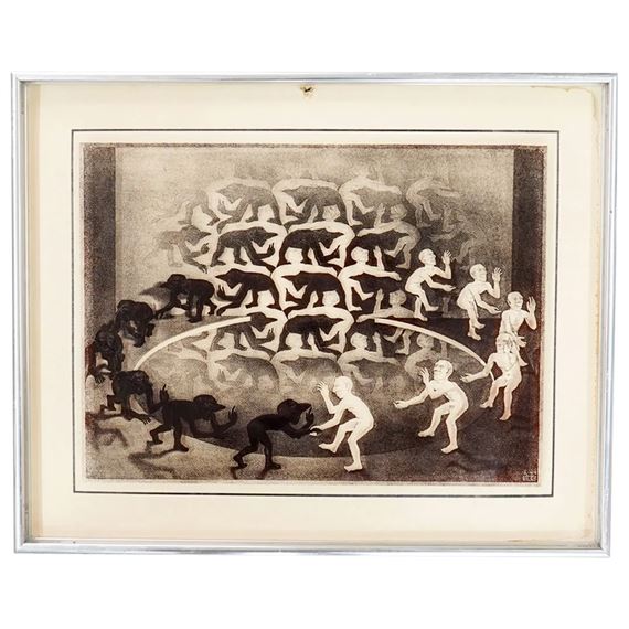Maurits Cornelis Escher | Encounter (1970s) | MutualArt