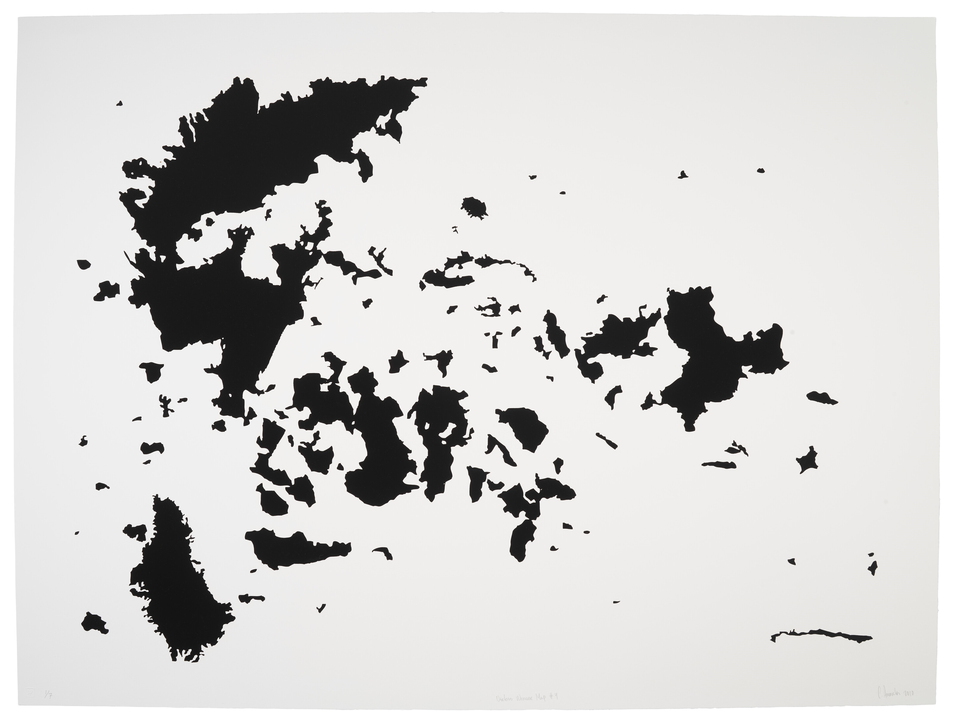 Carlos Amorales | Useless Wonder Maps 1-4 (2010) | MutualArt