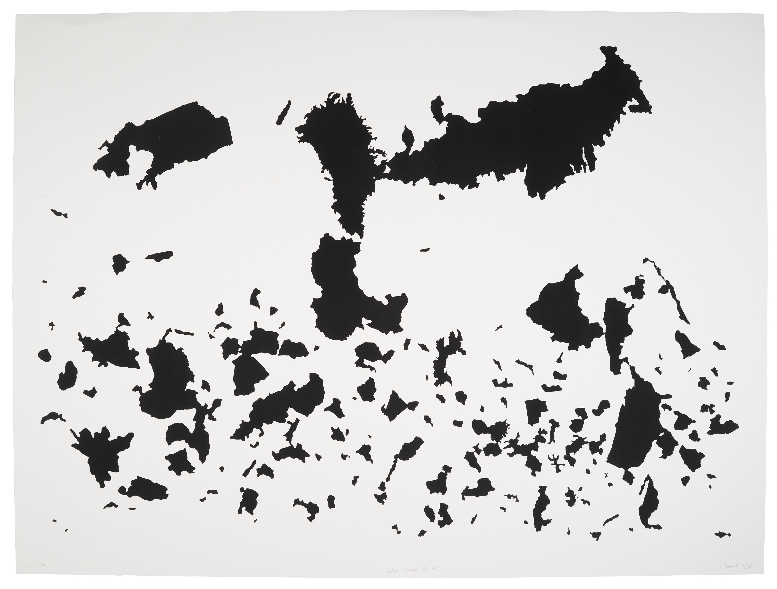 Carlos Amorales | Useless Wonder Maps 1-4 (2010) | MutualArt