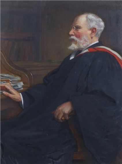 Charles Ernest Butler | Portrait of an academic at a desk | MutualArt