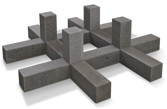 Carl Andre | Pyramid (Square Plan) (1959) | MutualArt