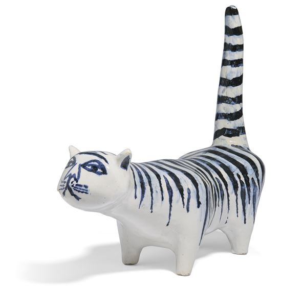 David Hockney | Ceramic Cat | MutualArt