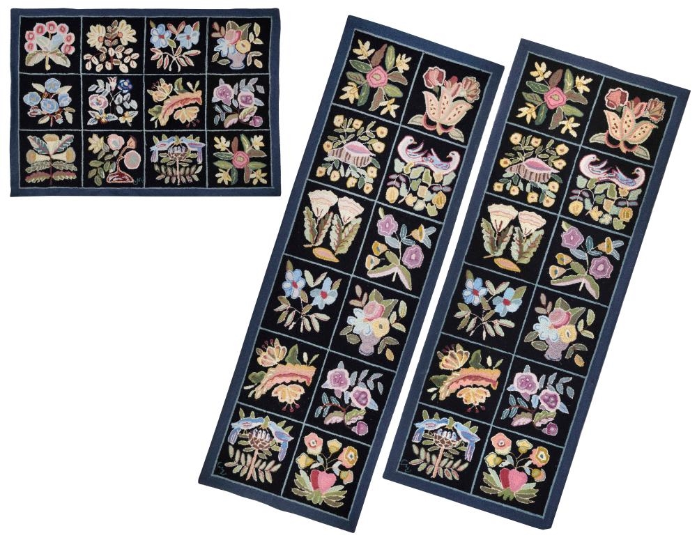 Claire Murray | THREE CLAIRE MURRAY CLAIRE'S COTTAGE HOOKED RUGS ...