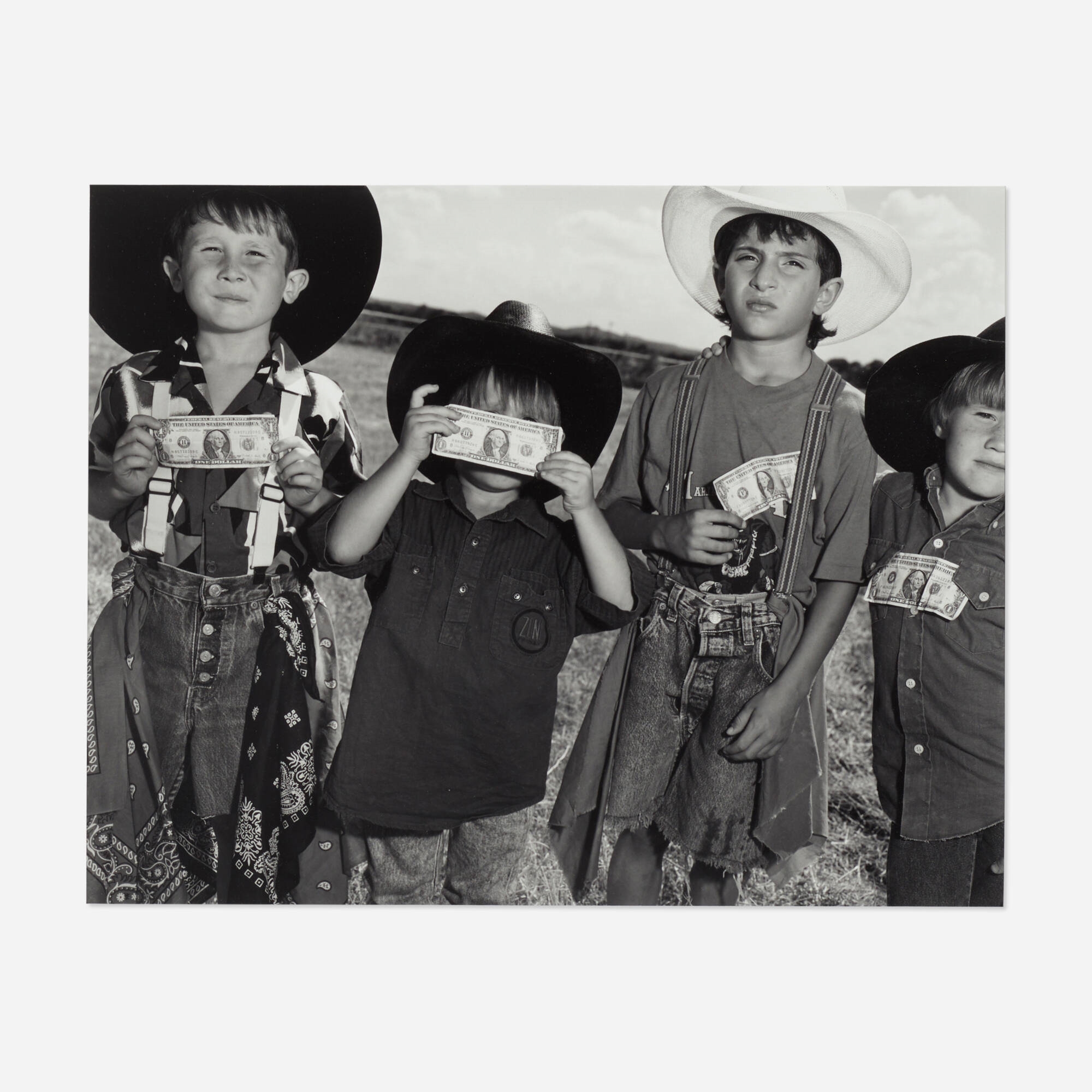 Mary Ellen Mark | Young Bull Riders with Dollar Bills, Boerne Rodeo ...