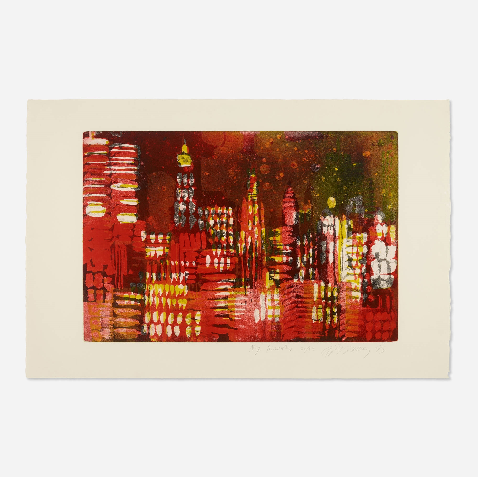 Rainer Fetting | N.Y. fireworks (1993) | MutualArt