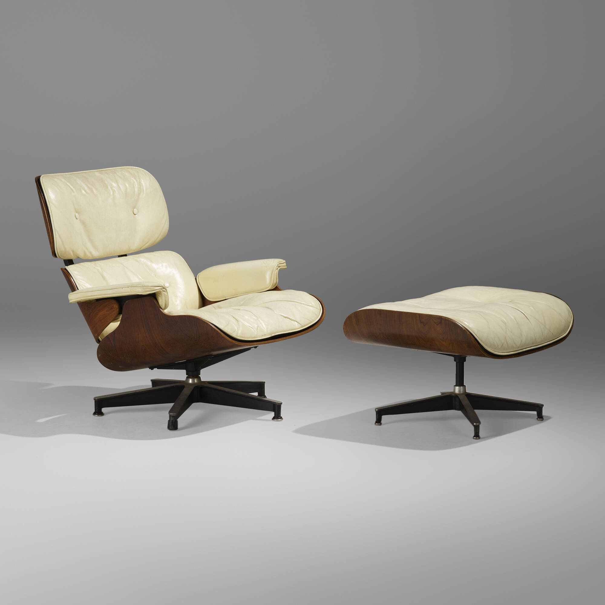 Charles & Ray Eames | 670 lounge chair and 671 ottoman (Circa 1965 ...