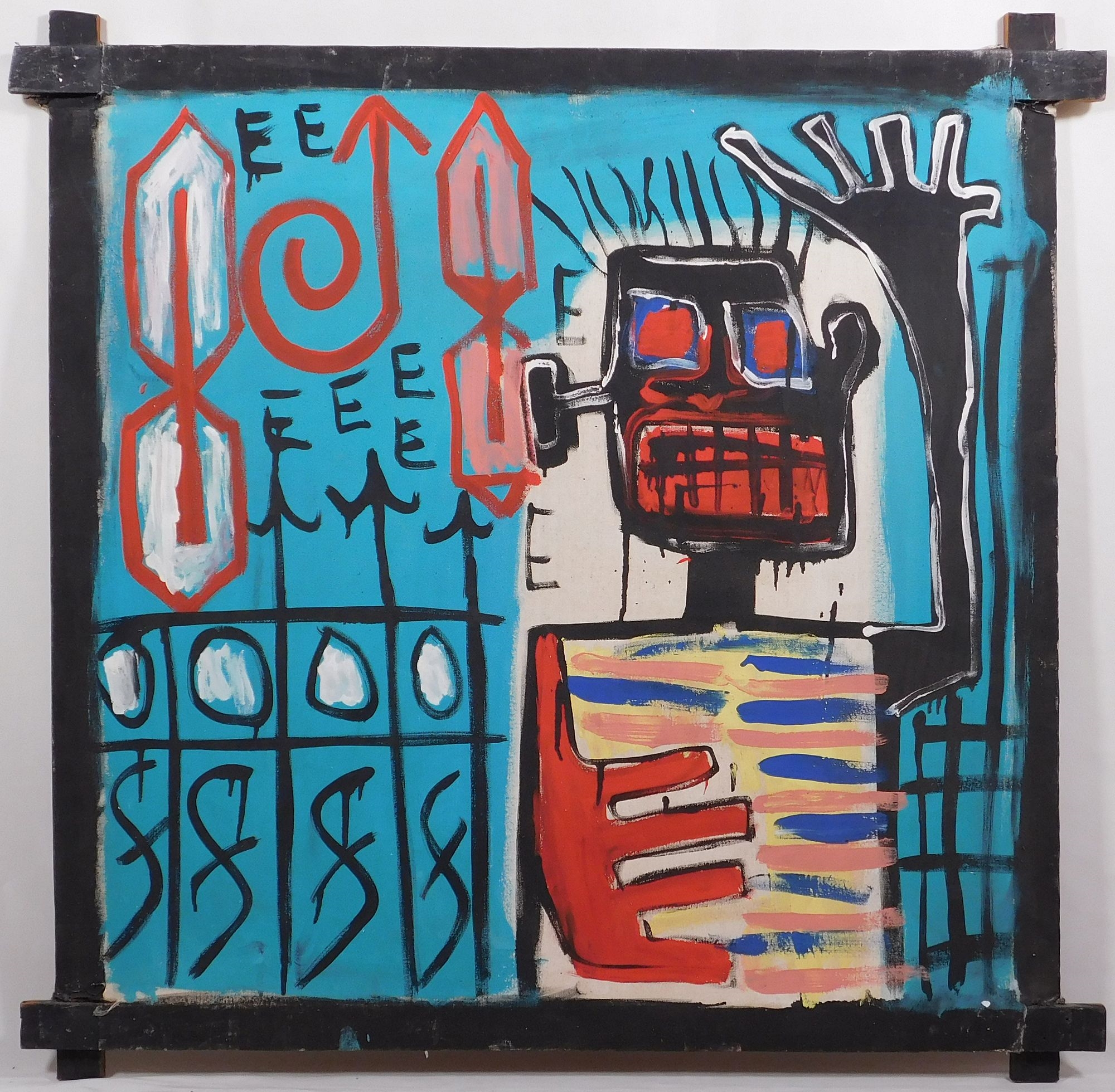 Jean-Michel Basquiat | Hot Water (1985) | MutualArt