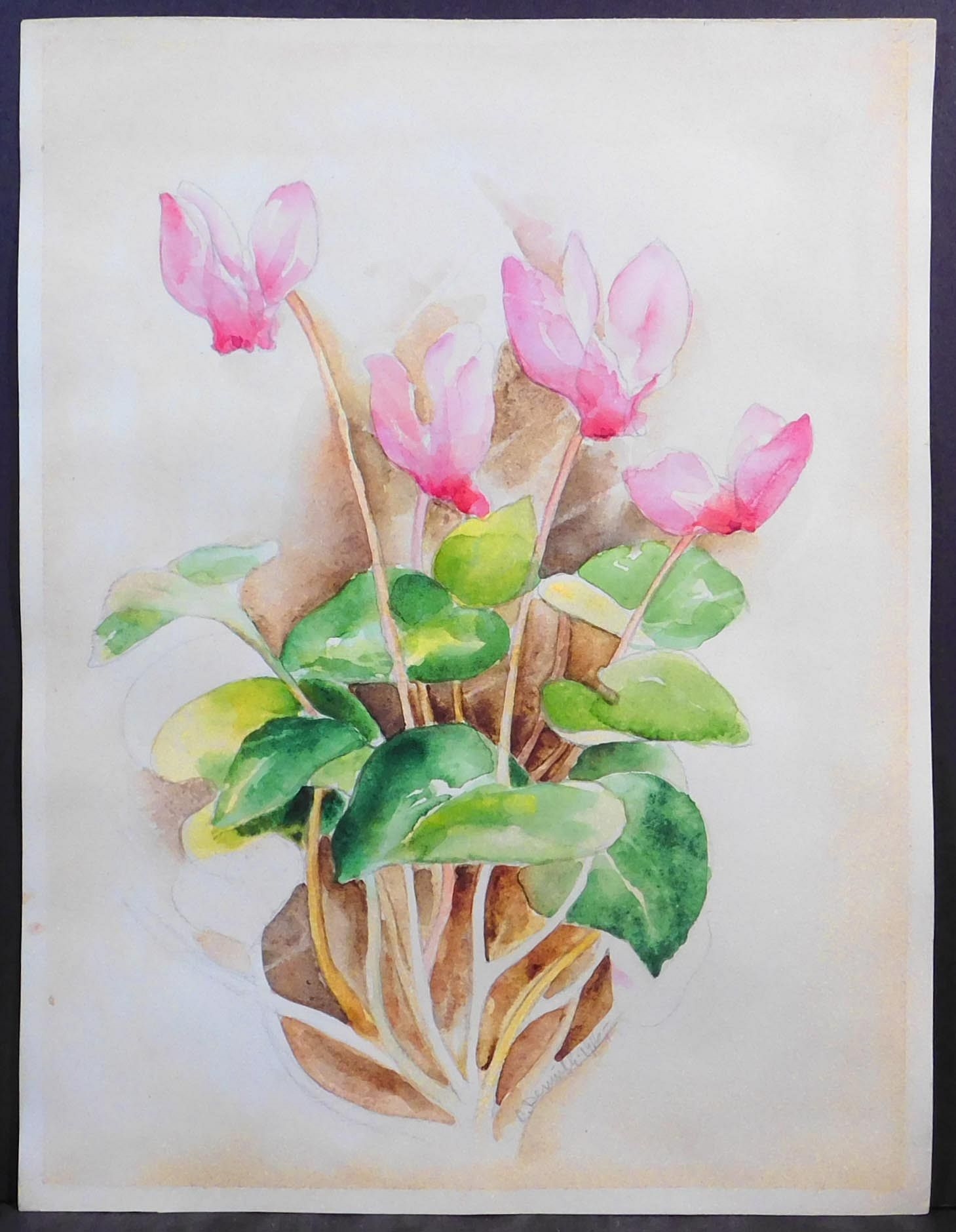 Charles Demuth | Zinnias: A Double-Sided Work (1920) | MutualArt