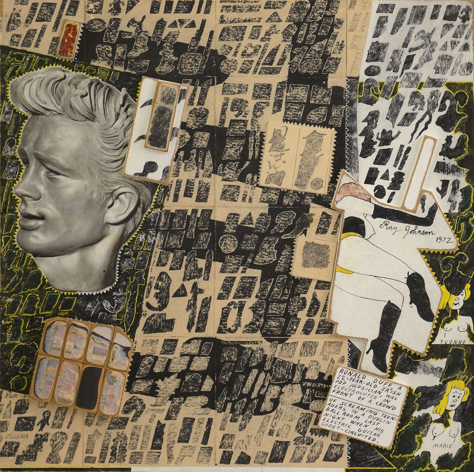 Ray Johnson | James Dean (1972) | MutualArt